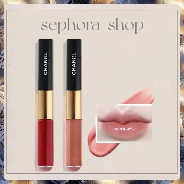 Duty Free Chanel Liquid Lipstick Le Rouge Duo Ultra Tenue 2ml+1.5ml ...