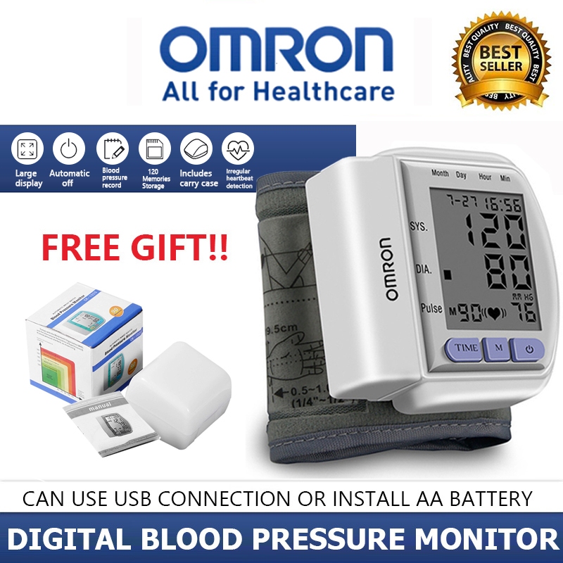 Omron เครื่องวัดความดัน เครื่องวัดความดันโลหิตอัตโนมัติ เครื่องวัดความ ...