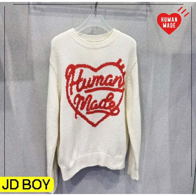 (ของแท้100%พร้อมส่ง) JDBOY - Human made nigo verdy sweater เสื้อกันหนาว ...