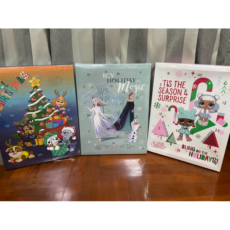 Merc Pol LOL Paw patrol Frozen Disney Calender Advent Girl กล่องสุ่ม ...