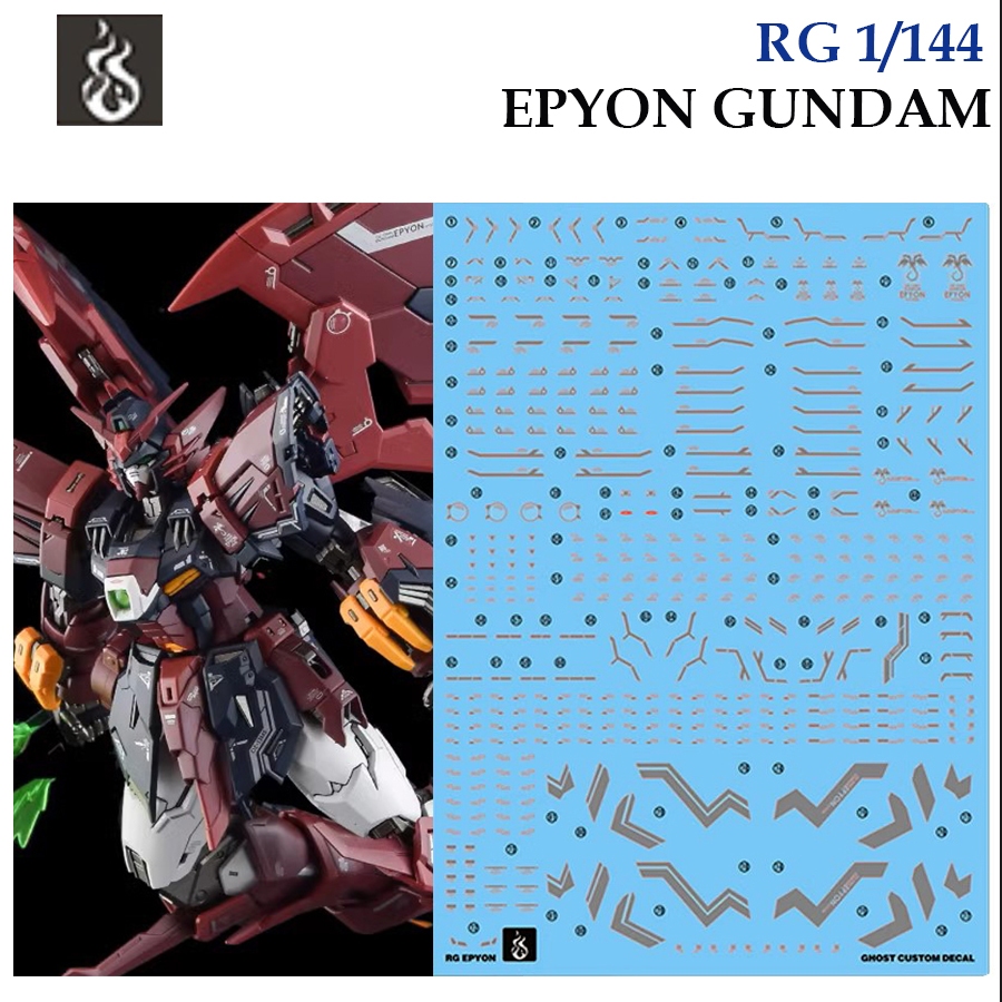 ดีคอลน้ำ [GHOST] RG 31 RG 1/144 OZ-13MS EPYON GUNDAM WATER SLIDE DECAL ...