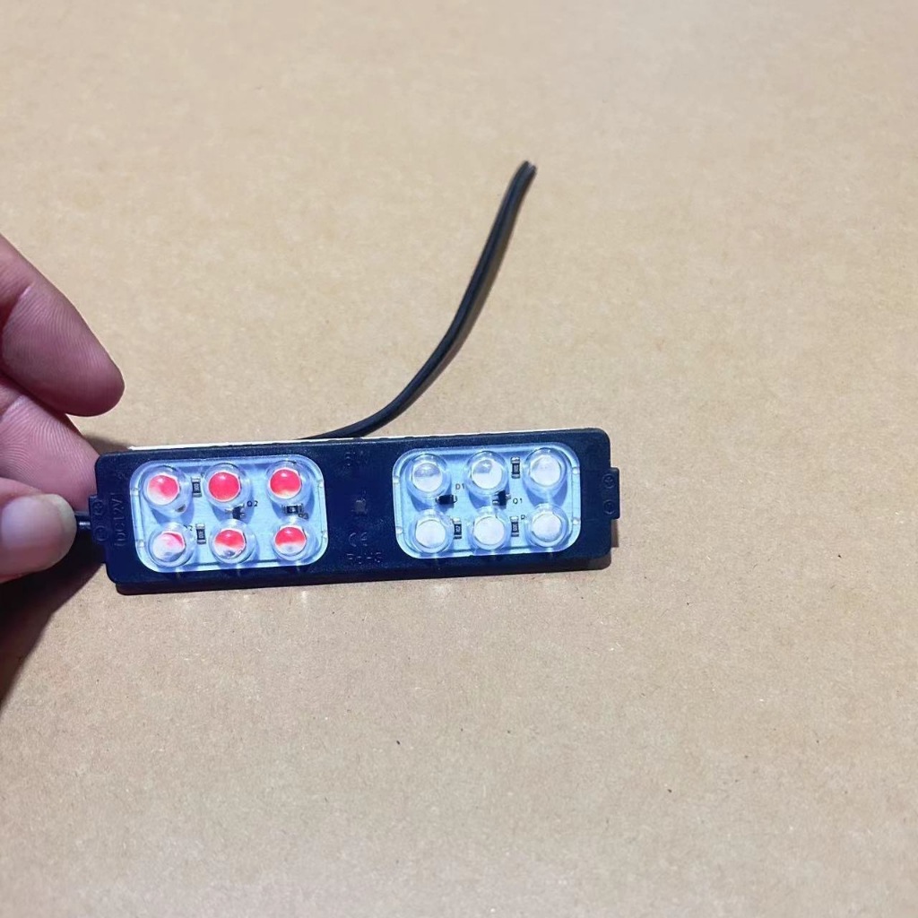 รถจักรยานยนต์ยานยนต์รถบรรทุกแรงดันไฟฟ้าต่ำ 12V24V LED ไฟกระพริบสีแดงและสีน้ำเงิน | Shopee Thailand