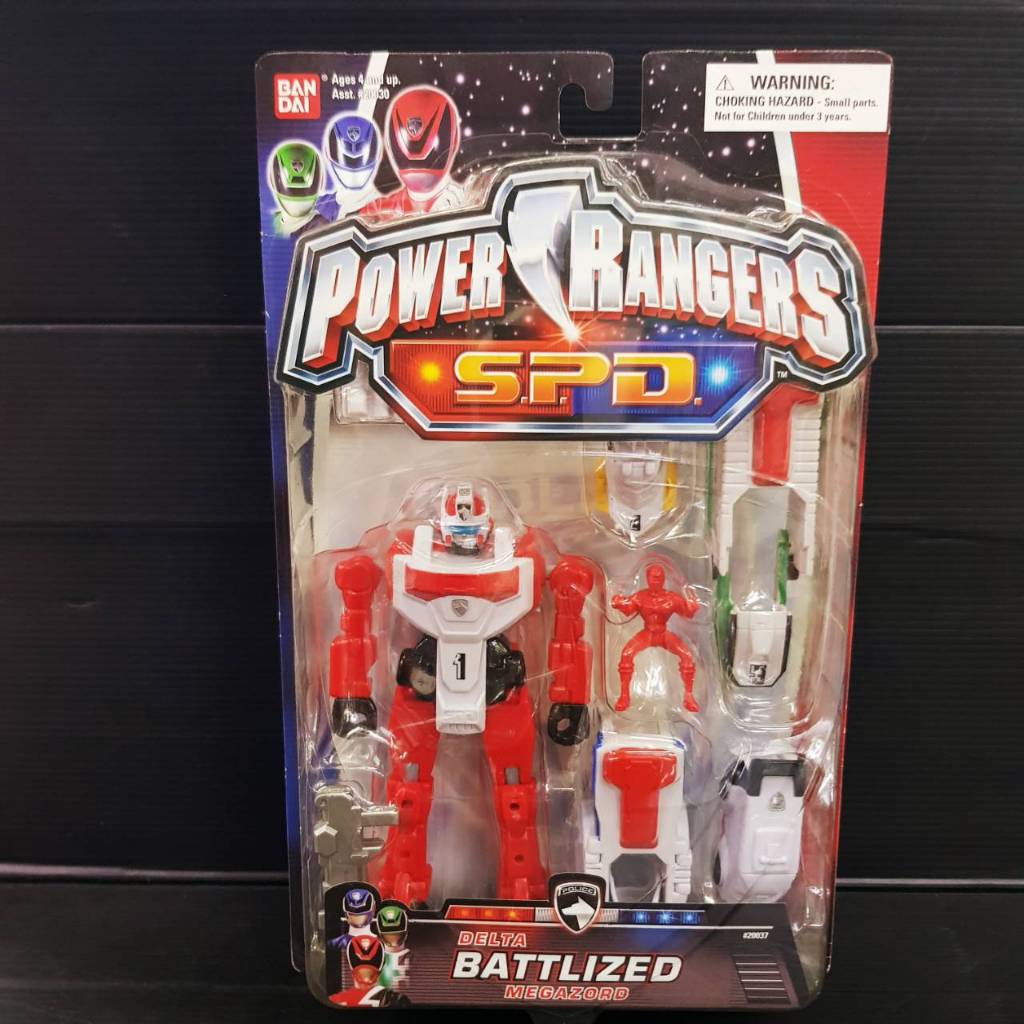 BANDAI 2004 Power Ranger SPD Battlized Megazord ของแท้ ฟิกเกอร์ JAPAN ...