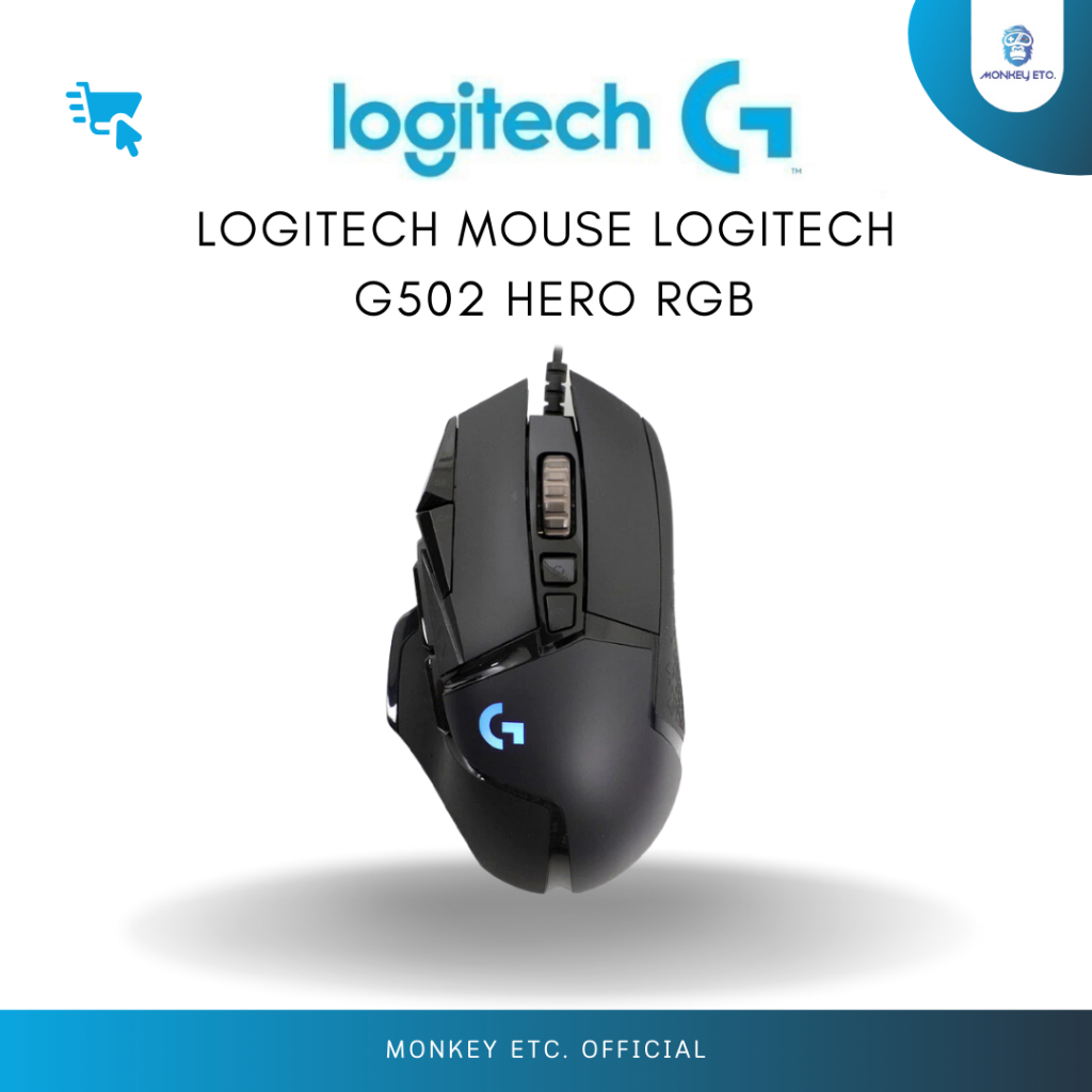 LOGITECH MOUSE LOGITECH G502 HERO RGB - A0124337 | Shopee Thailand