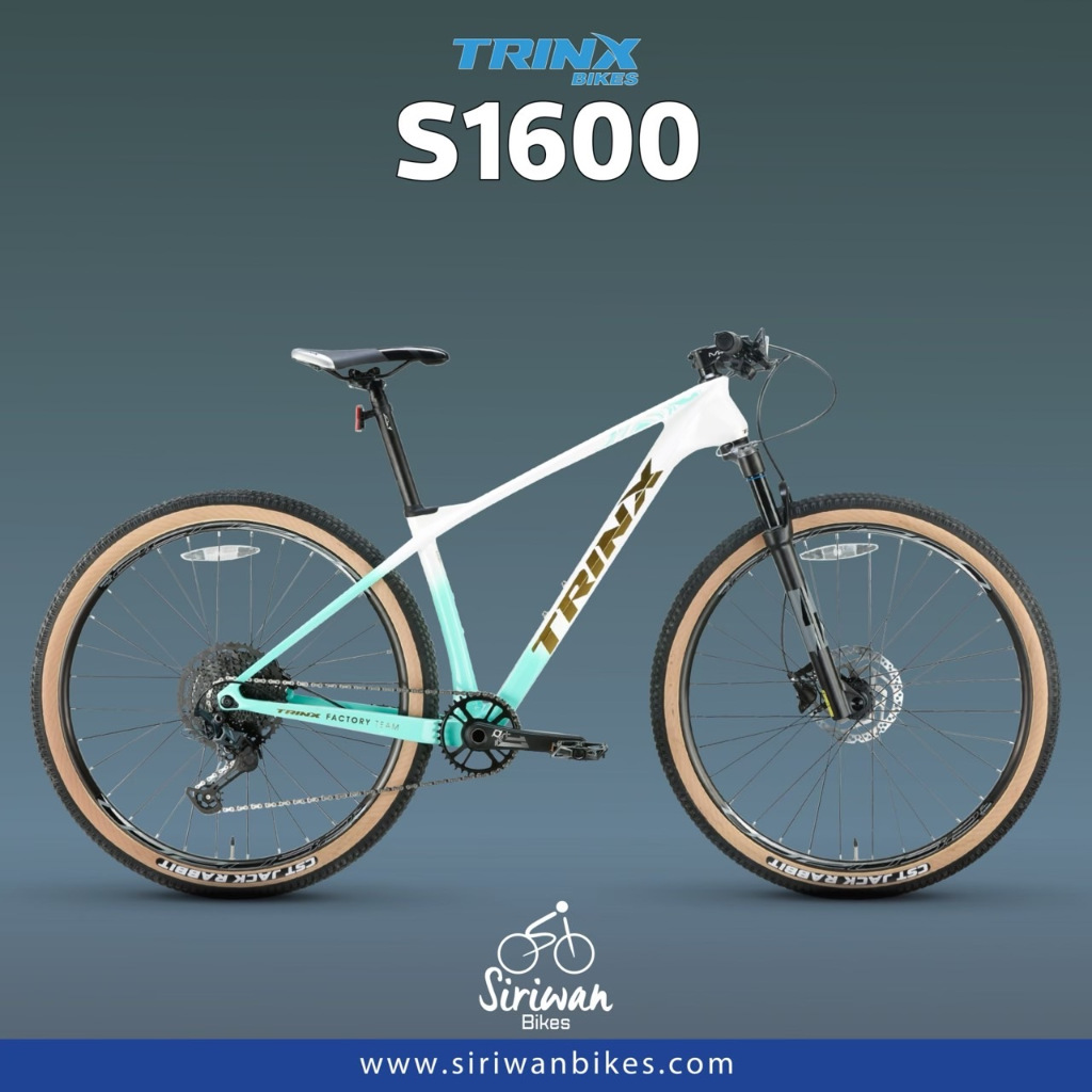 *ผ่อนได้ คอยน์คืน* TrinX S1600 Pro 2024 เสือภูเขาเฟรมคาร์บอน Shimano ...