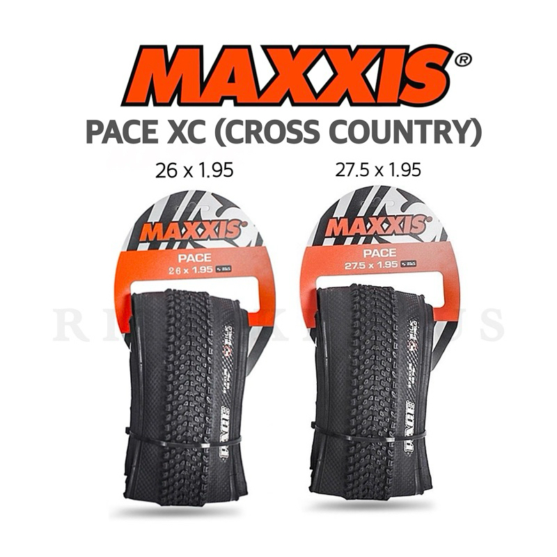 ยางนอกจักรยาน Maxxis รุ่น PACE ขนาด 26x1.95 27.5x1.95 ขอบพับ ยางนอกเสือภูเขา | Shopee Thailand
