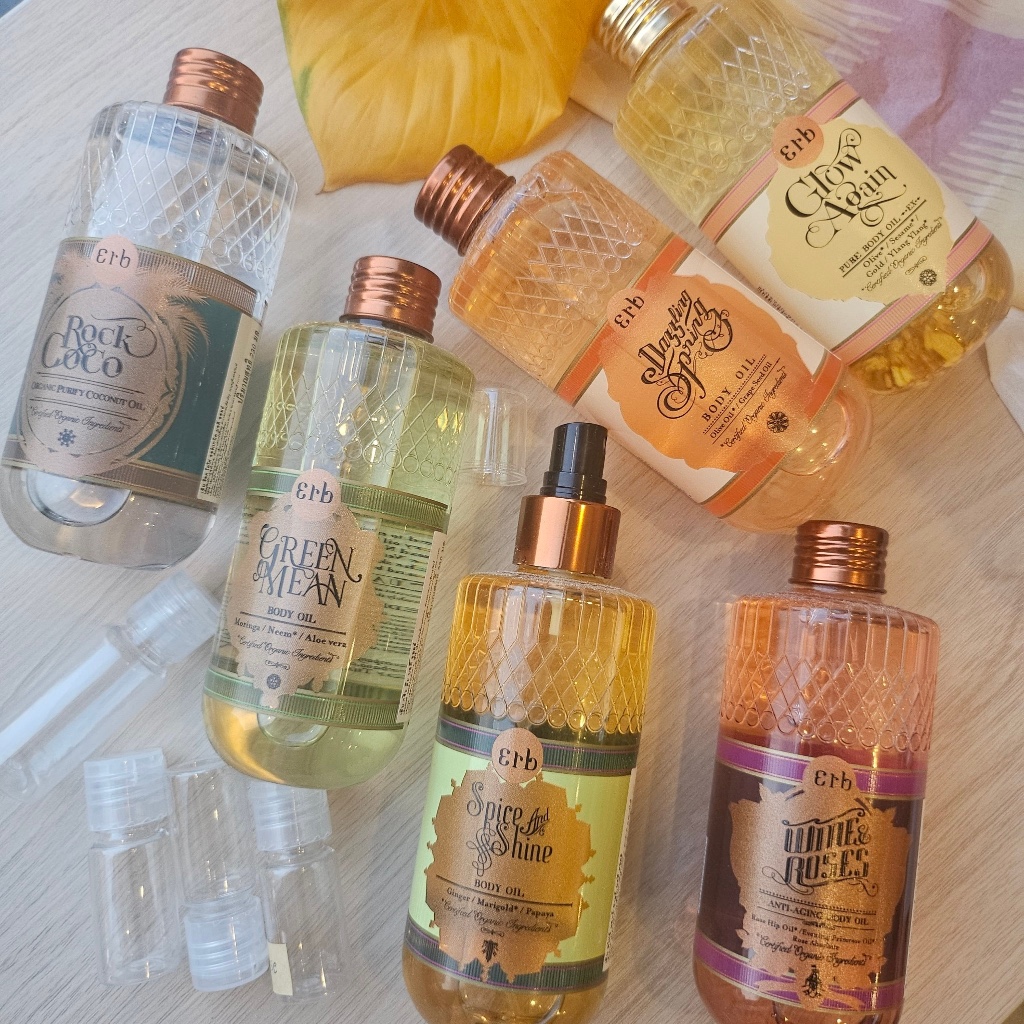 ออยทาผิว แบ่งขาย Erb Body Oil ของแท้ เอิบ บอดี้ออย หอมมาก ซึมดี ...
