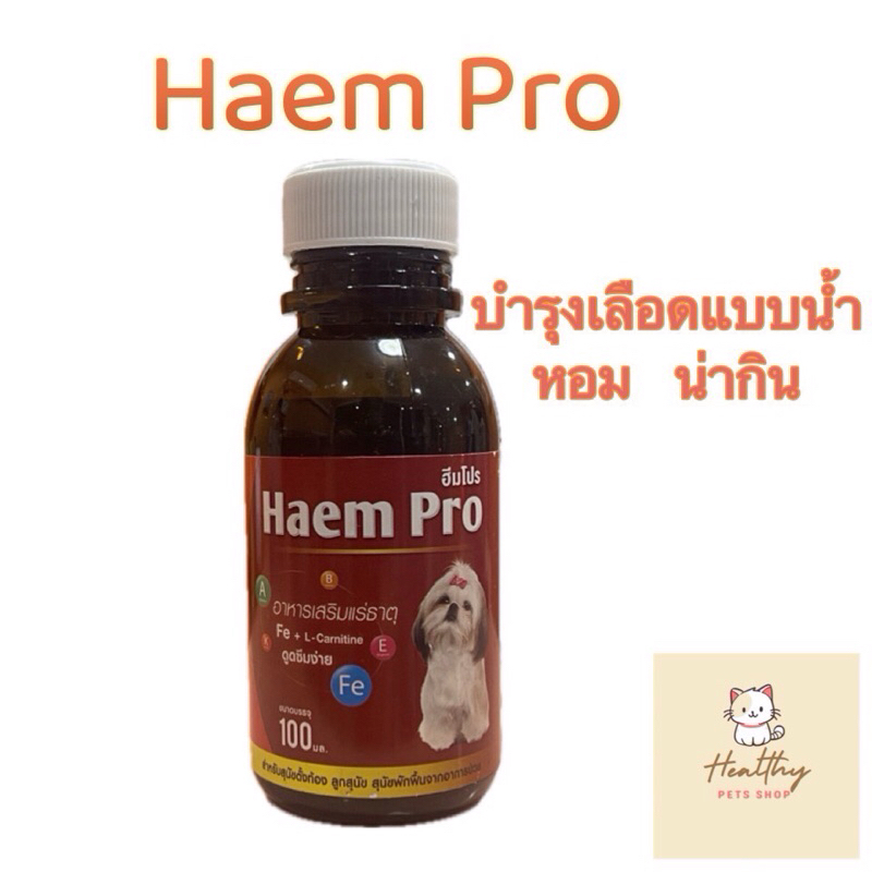 Haem Pro ฮีมโปร วิตามินบำรุงเลือดชนิดน้ำ 100 มล. | Shopee Thailand