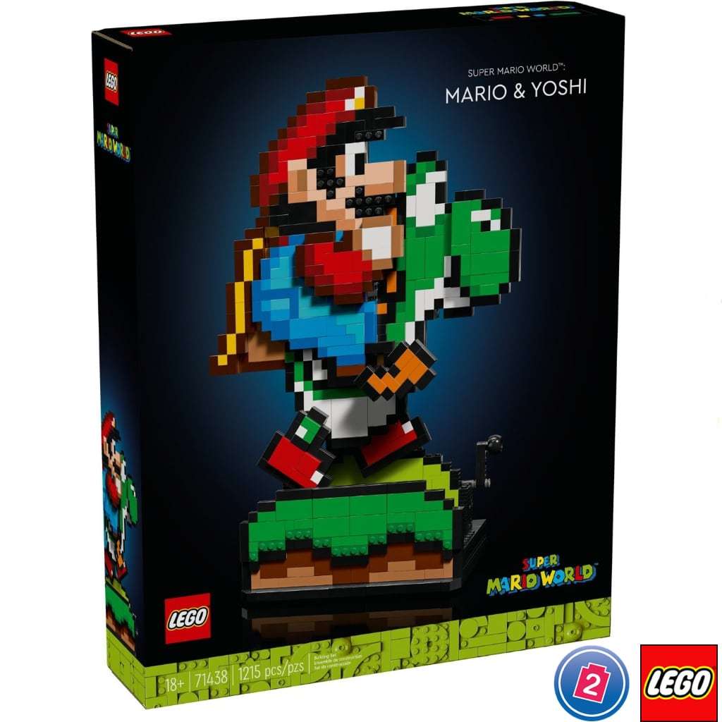 เลโก้ LEGO Super Mario 71438 Super Mario World: Mario & Yoshi | Shopee ...