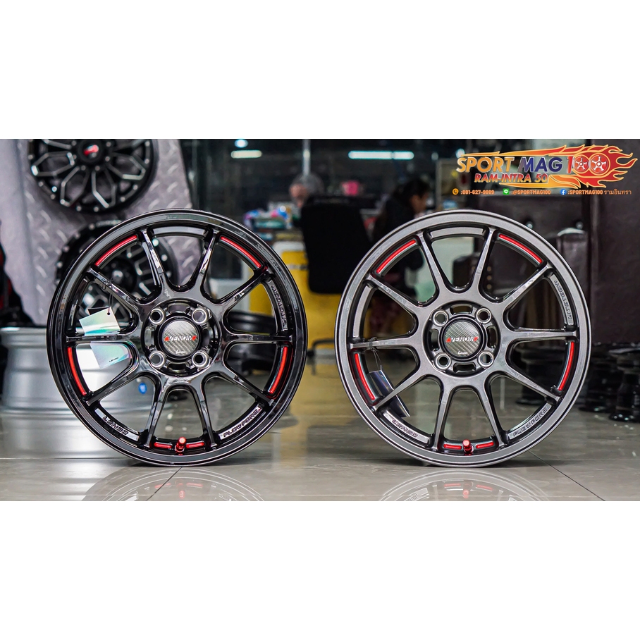 ล้อแม็กใหม่ FlowForming Lenso VND LITETECH+ 4รู100 ET30 ดำเงา,ไฮเปอร์ ...