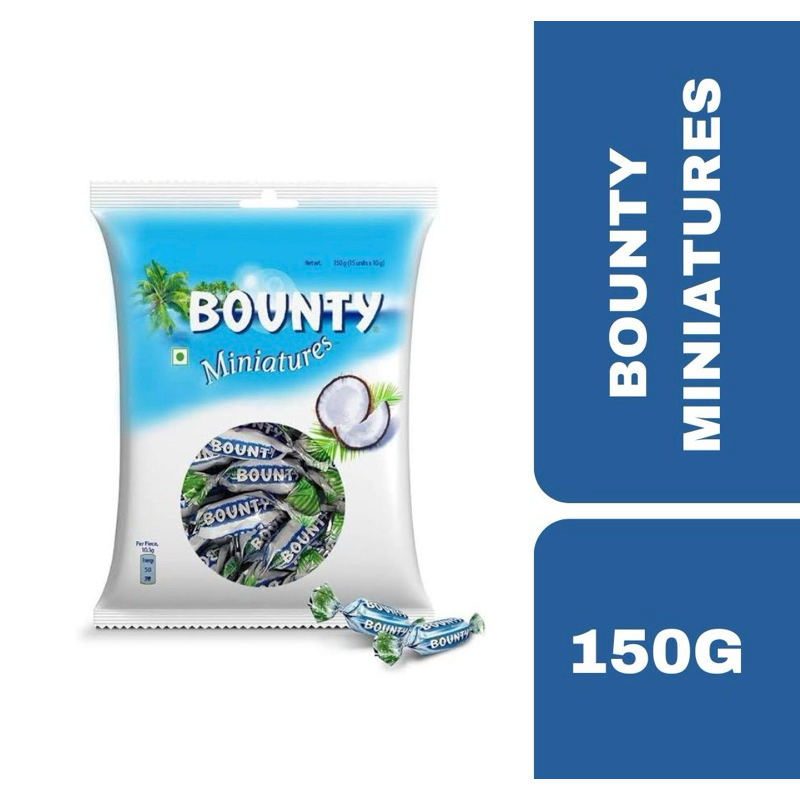 Bounty Miniatures Chocolate 150g++ บาว์นตี้ มินิ ช็อกโกแลต150 กรัม ...