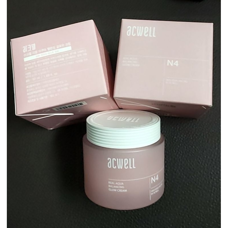 ครีมบำรุงผิวหน้า ACWELL Real Aqua Balancing Glow Cream 50 ml | Shopee ...