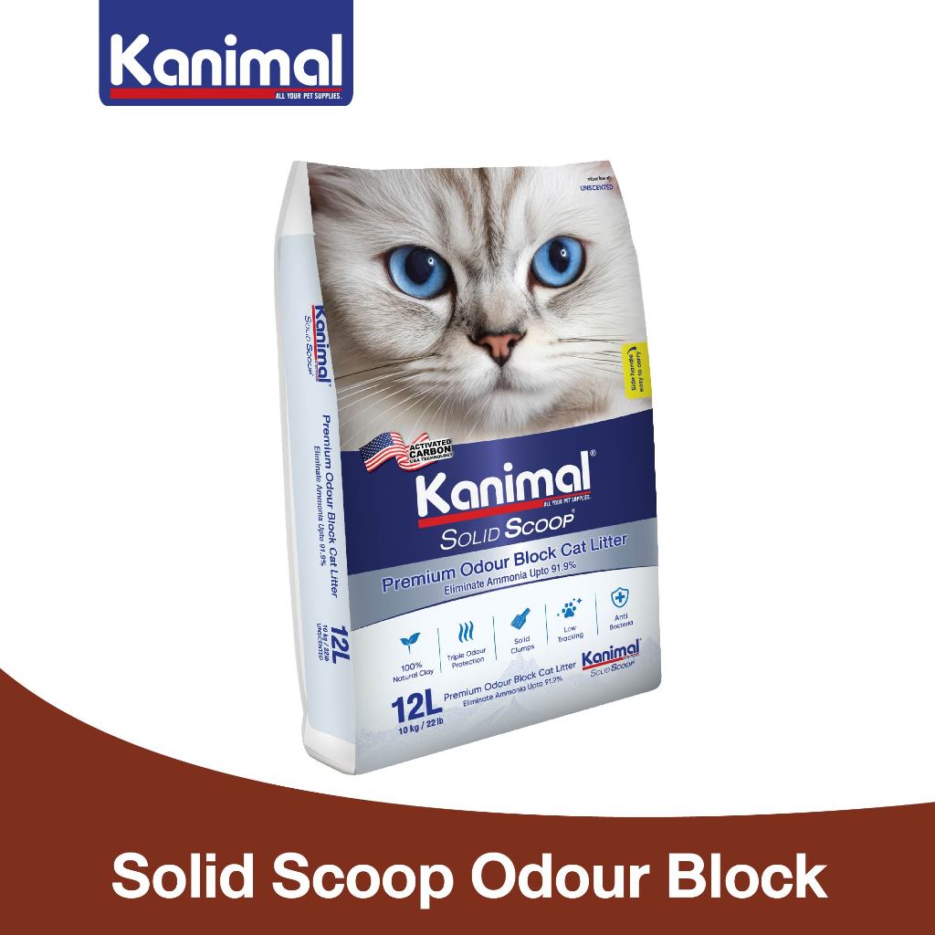 [20621] Kanimal Solid Scoop Odour Block Cat Litter ทรายแมวภูเขาไฟ สูตร ...