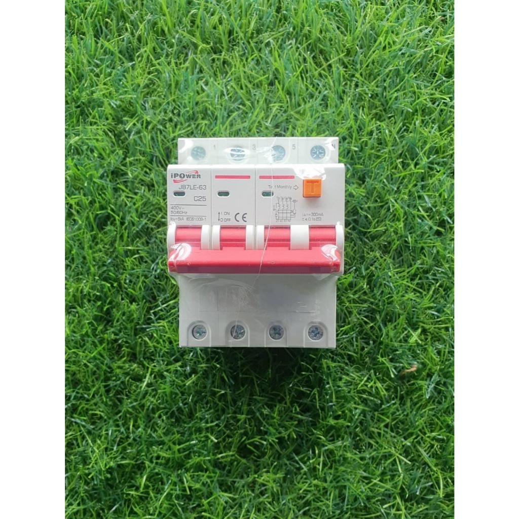 RCBO 3P+N 4P iPower เซอร์กิตเบรกเกอร์ 16A /20A/25A/40A/50A /32A/40A/63A ...