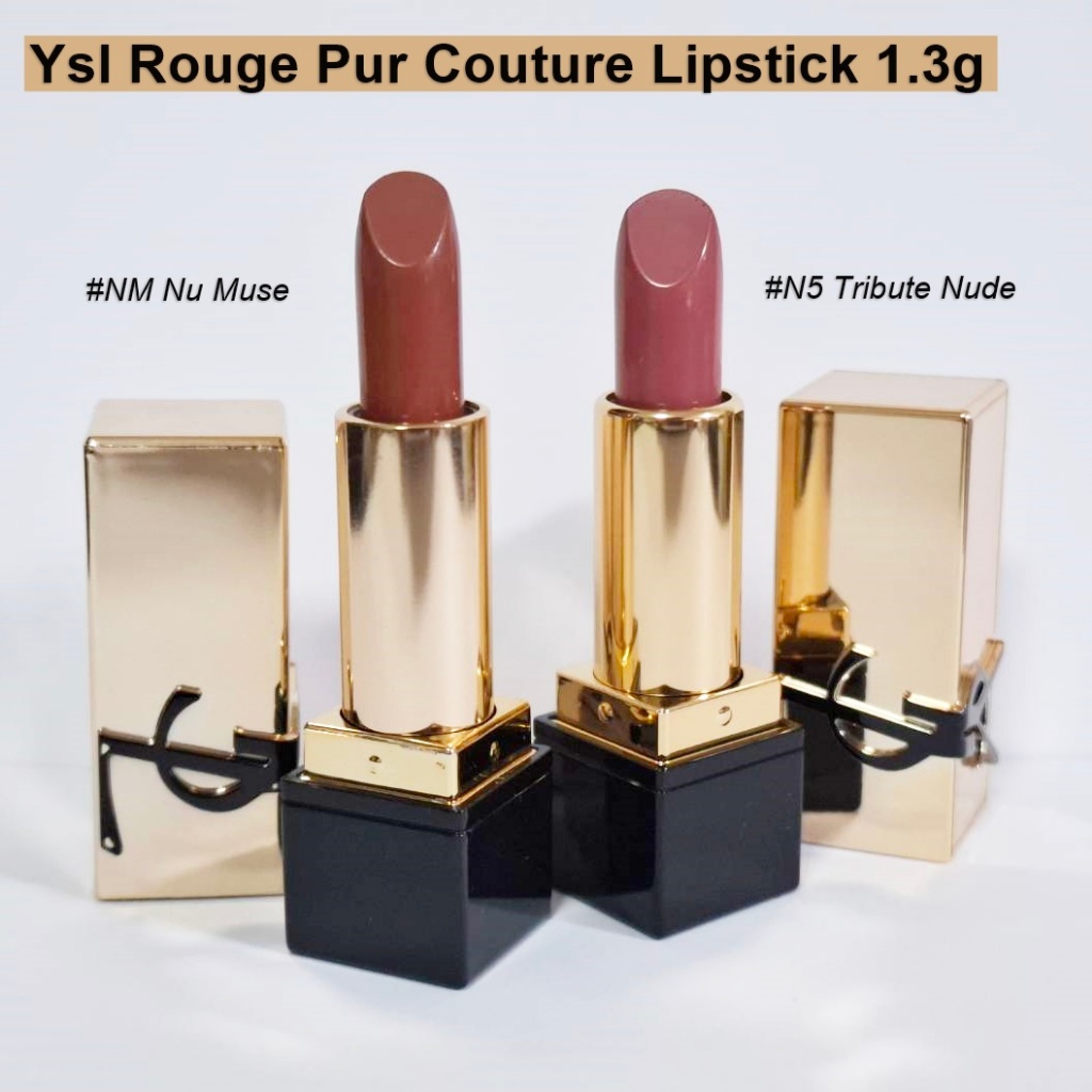 สี NM/ N5 ลิปสติก Rouge Pur Couture Lipstick 1.3g | Shopee Thailand