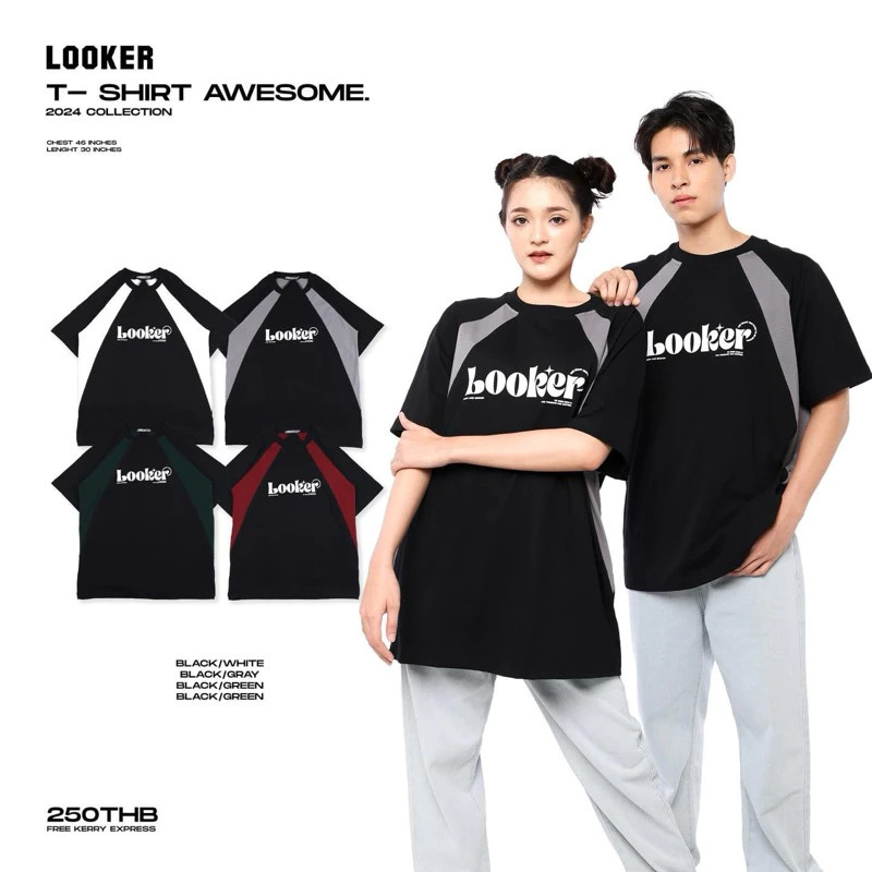 LOOKER - T Shirt AWESOME (9%Clothing) | Shopee Thailand