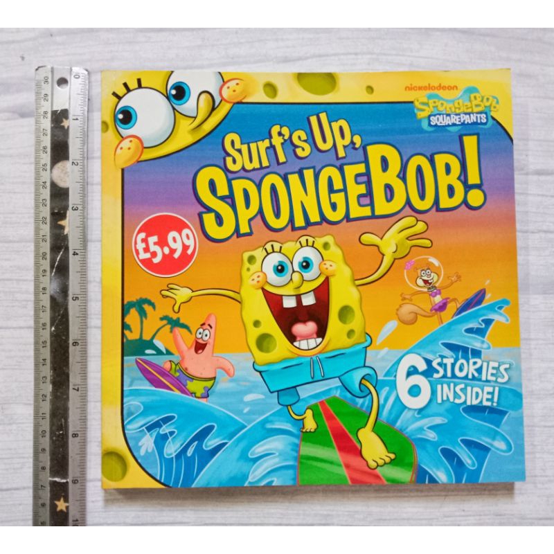 Sale Surf s Up SpongeBob หนังสือเด็ก หนังสือภาษาอังกฤษ นิทาน Children ...