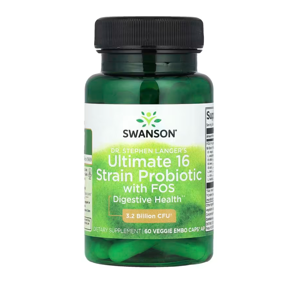 Swanson Probiotics Dr. Stephen Langer's Ultimate 16 Strain Probiotic ...