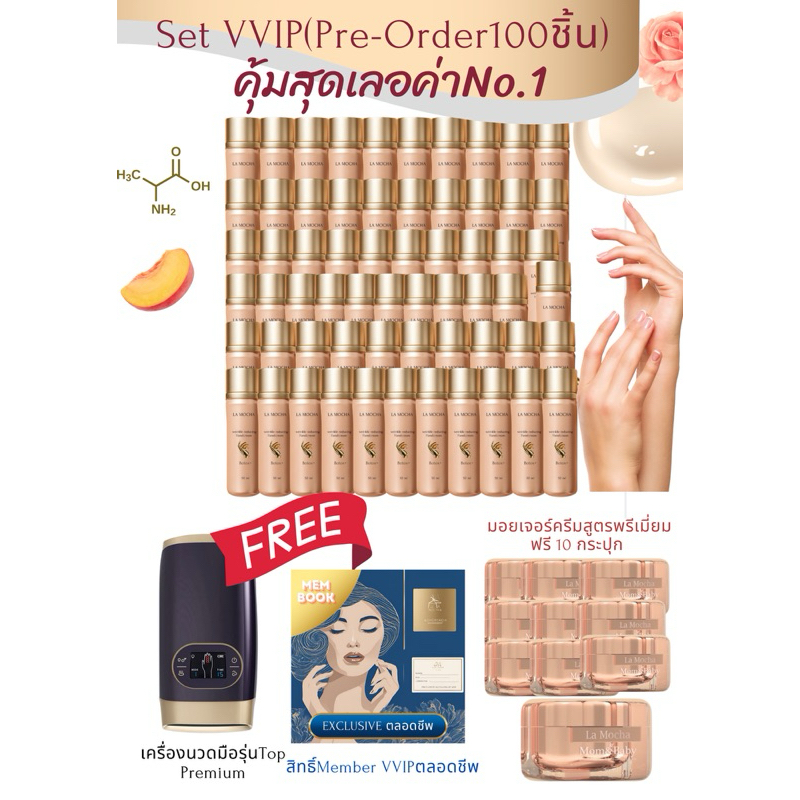 pre-order Set 100 ขวด VVIP Botox Hand cream (25ml)ครีมทามือลดริ้วรอย ...