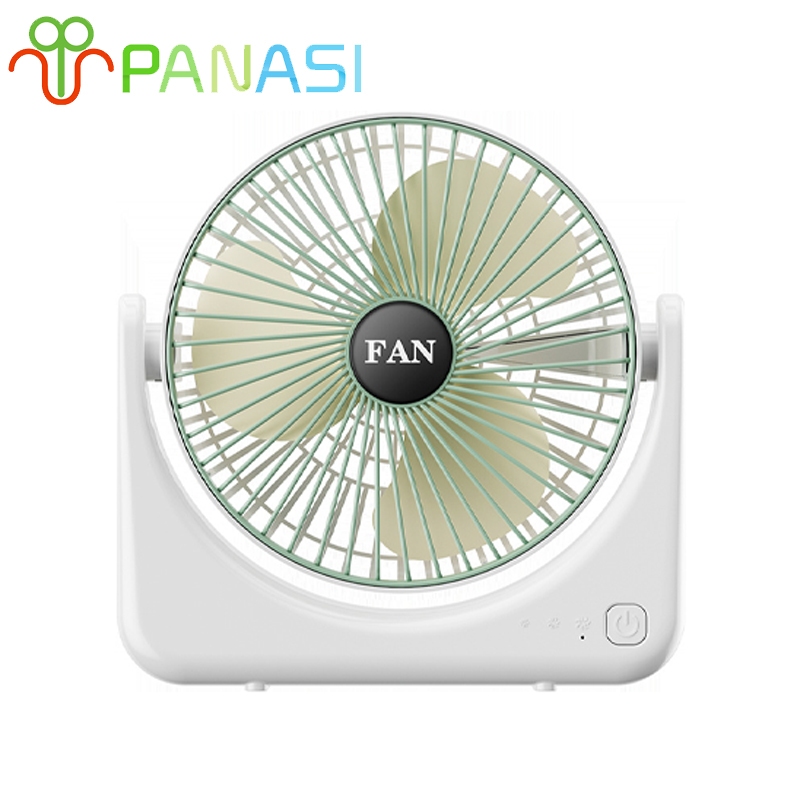 Panasi พัดลมตั้งโต๊ะ พัดลมเล็ก ชาร์จ USB ลมแรง3เท่า แบตเตอรี่ความจุสูง ...