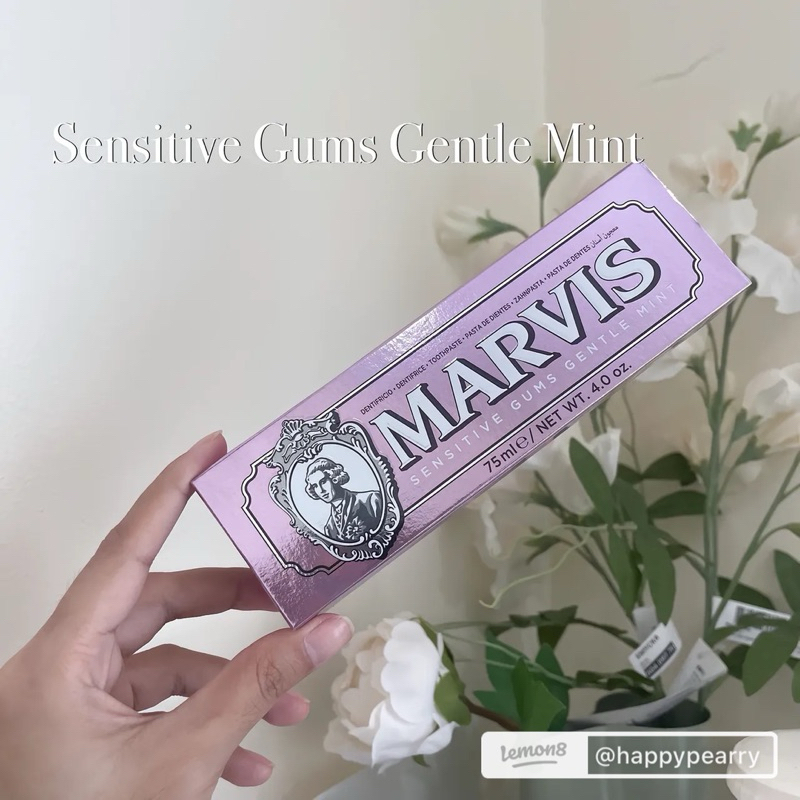 MARVIS Sensitive Gums Mint ยามีฟันสูตรใหม่ หอม เบาสบายปาก สำหรับผู้ที่ ...