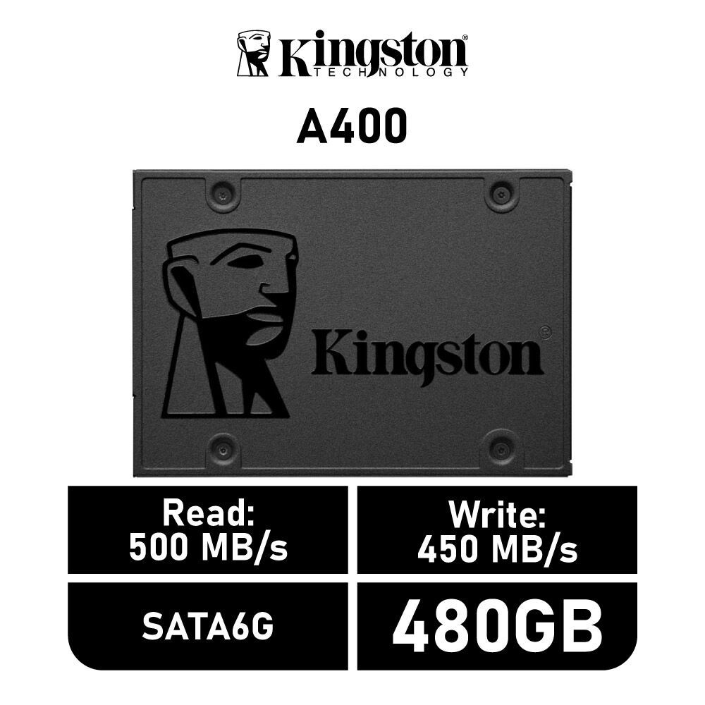 SSD KINGSTON A400 240 / 480 GB (SA400S37/480G) (SA400S37/240G) (เอสเอสดี) | Shopee Thailand