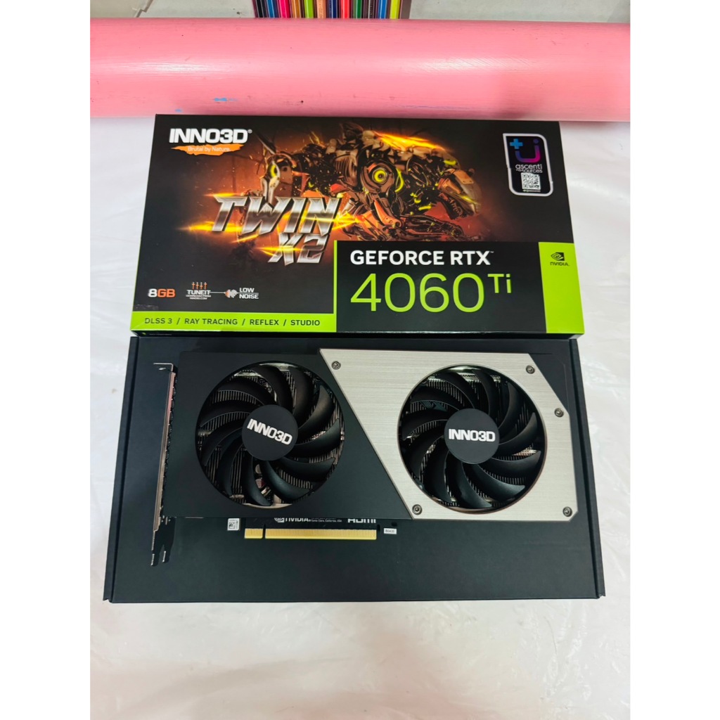 ขายการ์ดจอมือสอง INNO3D GEFORCE RTX 4060 TI 8GB TWIN X2 - 8GB GDDR6 | Shopee Thailand