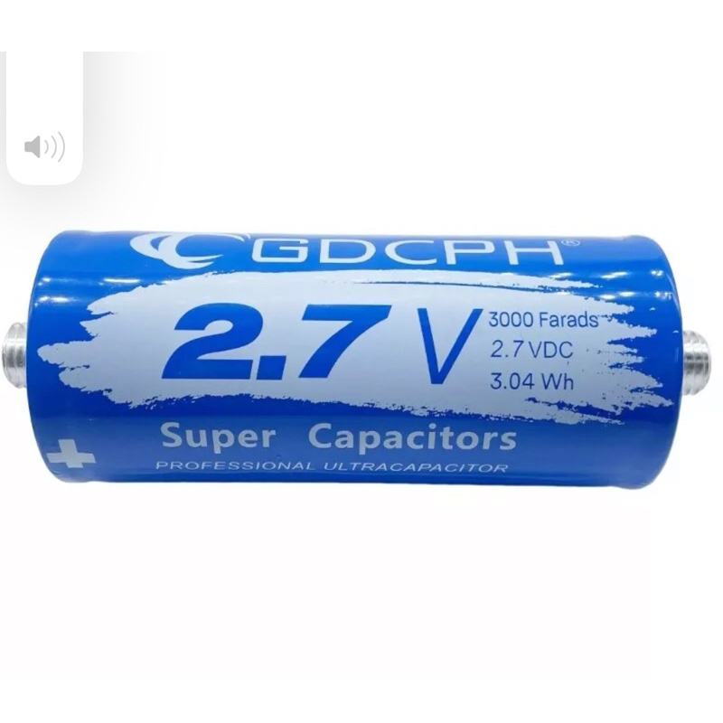 GDCPH Supercapacitor 3000F 2.7 V สินค้าอยู่ในเมืองไทย พร้อมส่ง | Shopee ...