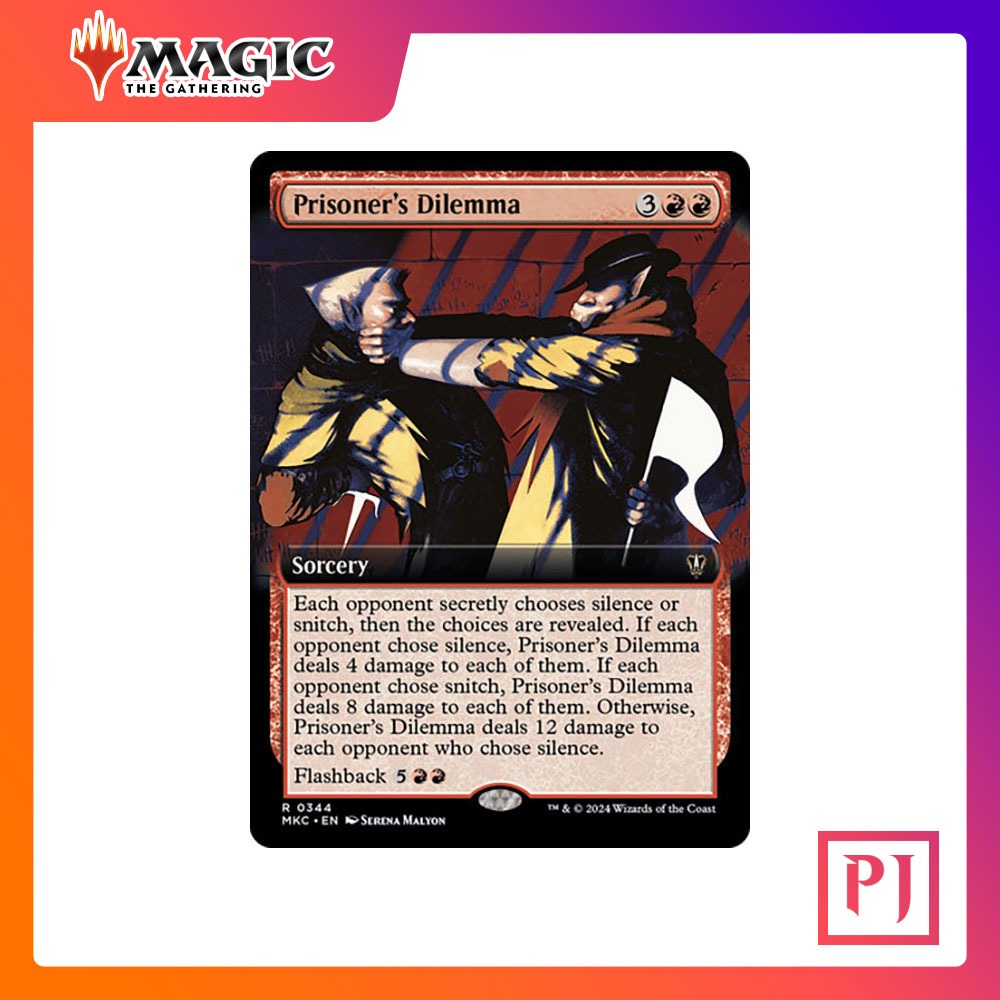 [MTG] Prisoner's Dilemma (Extended Art) [MKC] [RED] [RARE] [NORMAL ...