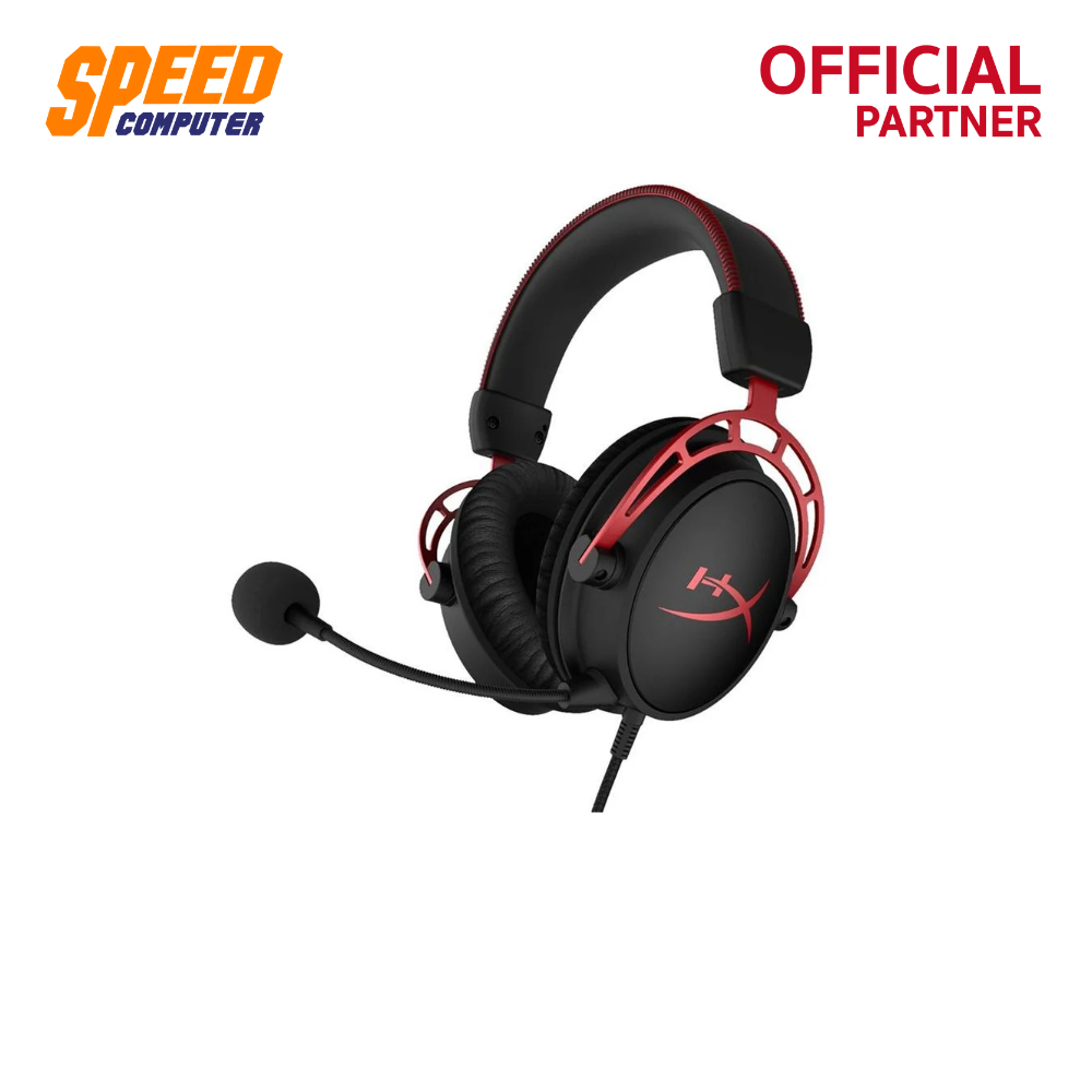 [เก็บโค้ดลดเพิ่ม 200.-] HYPERX Cloud Alpha / Red / Jack 3.5 MM / Gaming Headset (หูฟังเกมมิ่ง ...