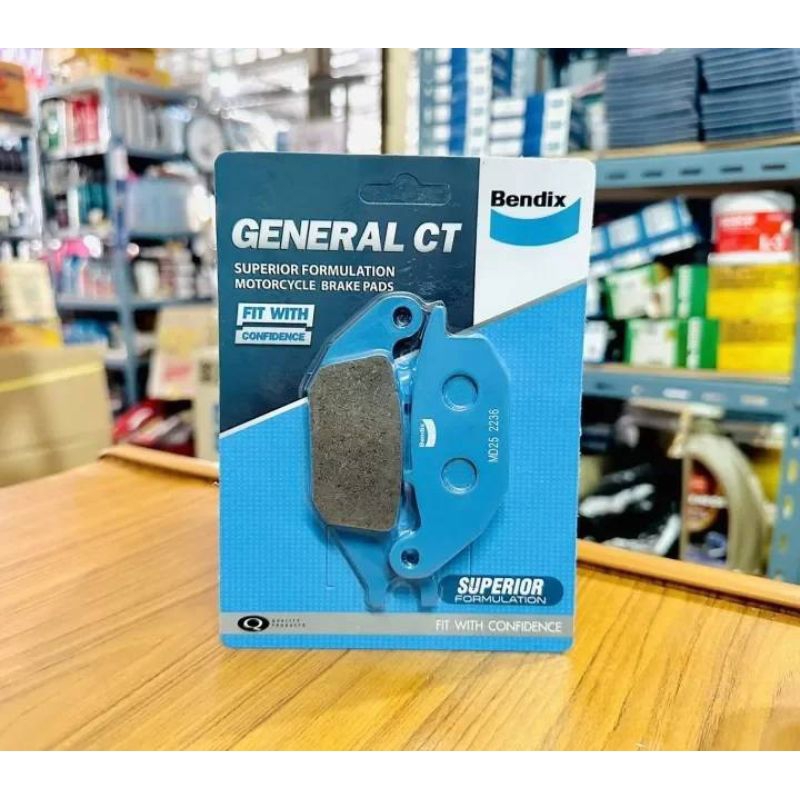 ผ้าเบรค Bendix (ของแท้) MD25 (หลัง) สำหรับ HONDA Sonic,CBR-150R(2004 ...