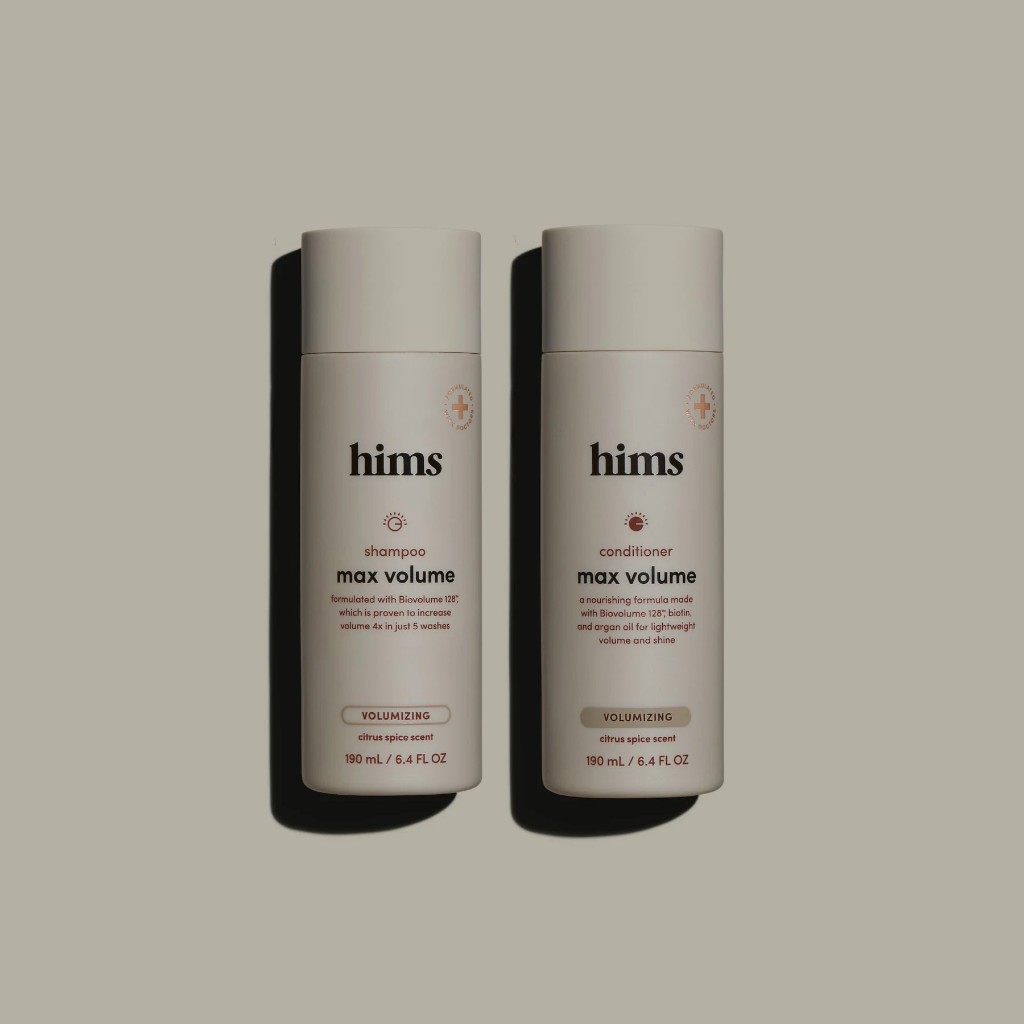 hims Max Volume Shampoo & Conditioner แชมพูสระผมเพิ่มวอลลุ่ม | Shopee ...