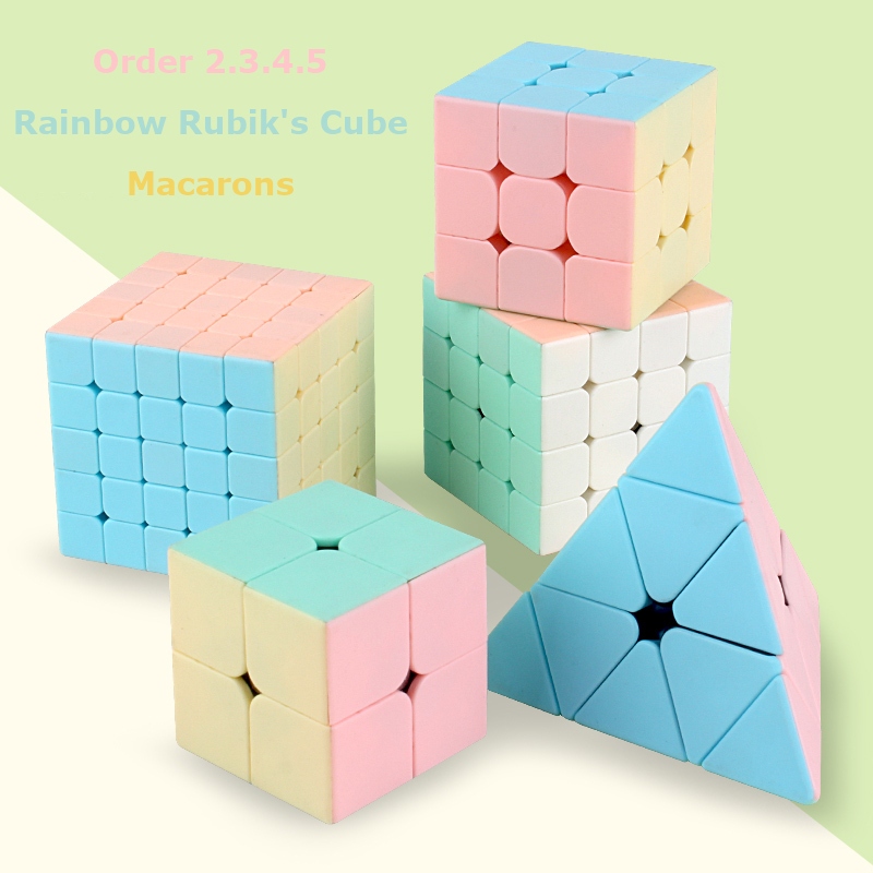 Macarons Rubik's Cube สําหรับผู้เริ่มต้นระดับเริ่มต้นเกมการแข่งขันของ ...