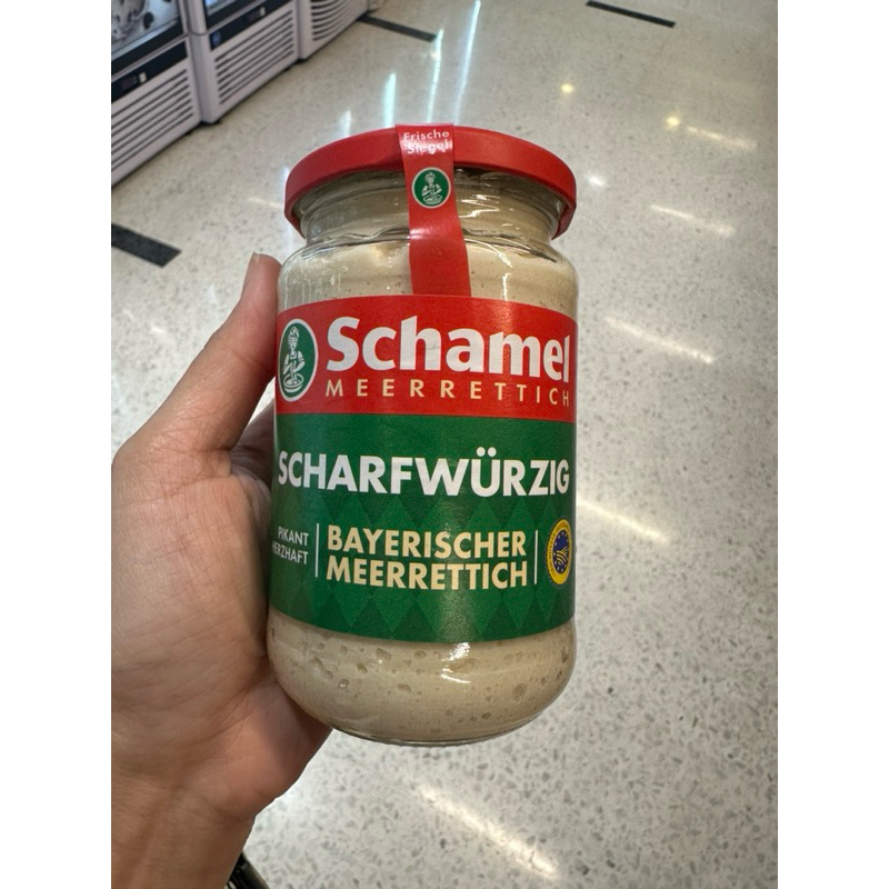 Schamel Bayeris Cher Meerrettich 350 G. ซาเมล ซอสสำหรับจิ้มเนื้อสัตว์ ...