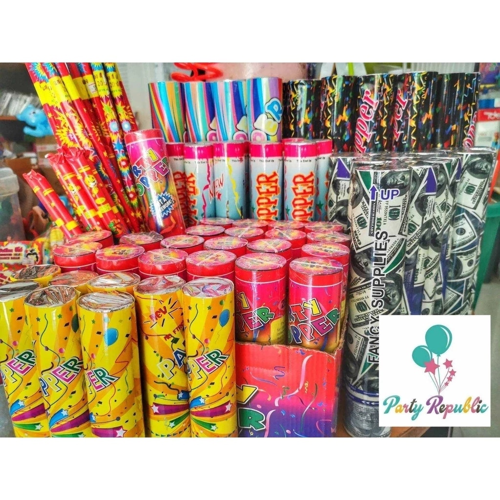 Party Confetti Paper Shoot 20-38cm 1Pc / Gender Reveal Confetti ...