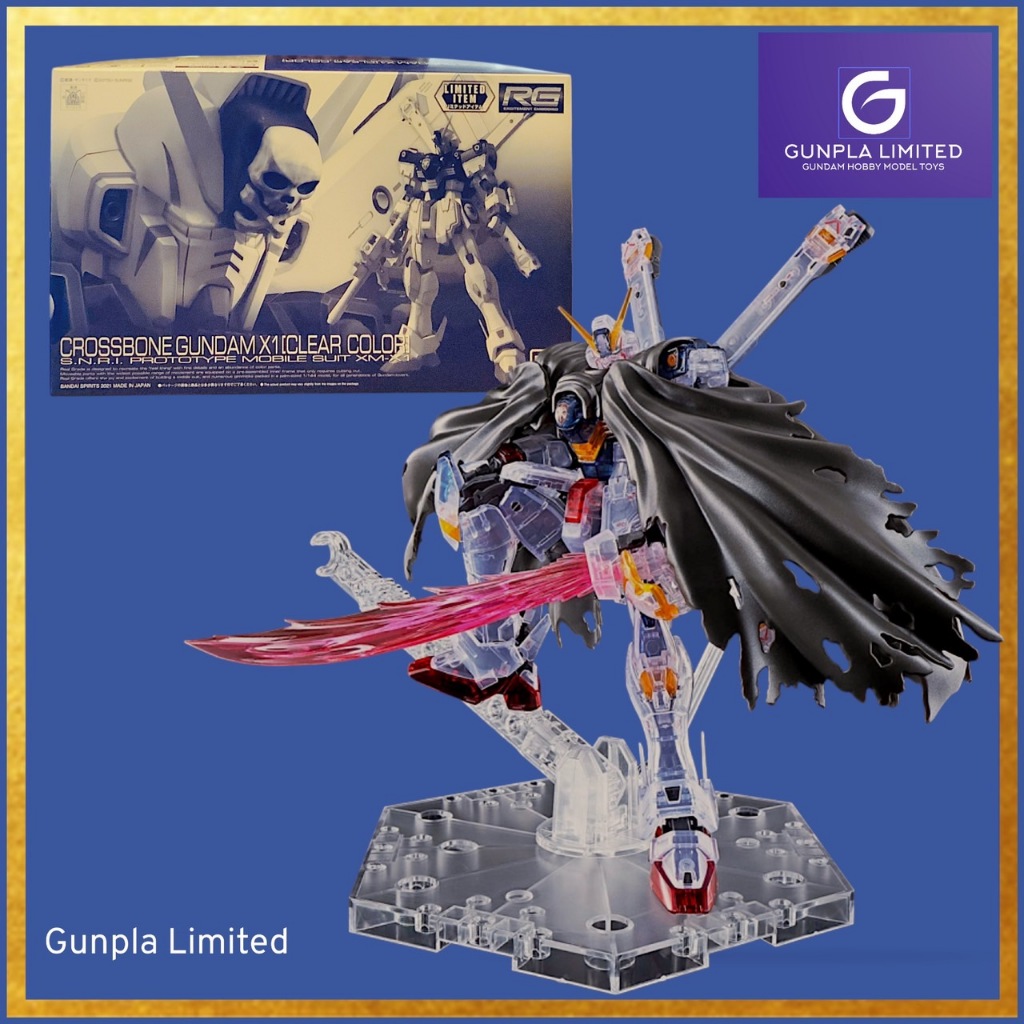 RG Crossbone Gundam X1 [Clear Color Ver.] | Shopee Thailand