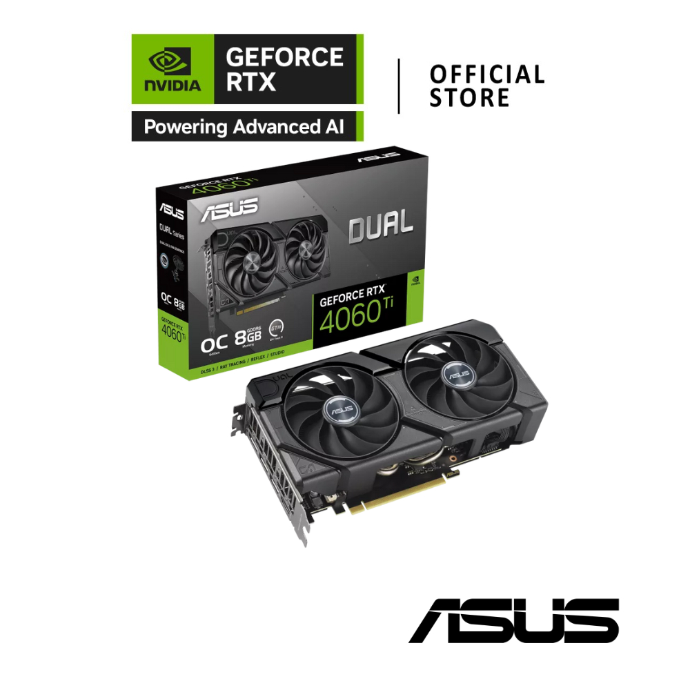 ASUS NVIDIA® GeForce RTX™ 4060Ti DUAL EVO OC 8GB การ์ดจอ | Shopee Thailand