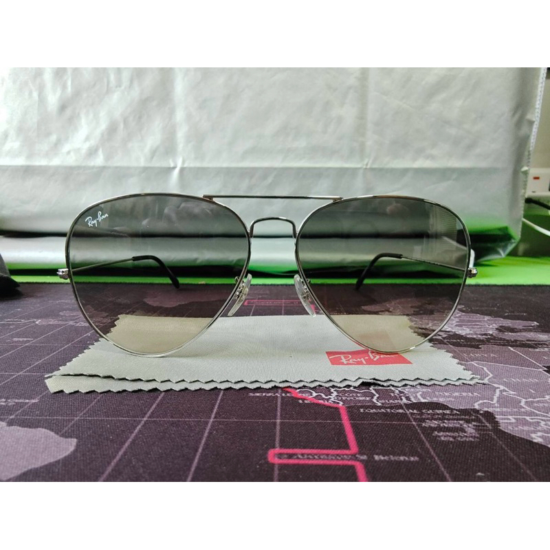 Ray-Ban Aviator Large Metal 62 RB3025 003/32 อุปกรณ์ครบกล่อง | Shopee ...