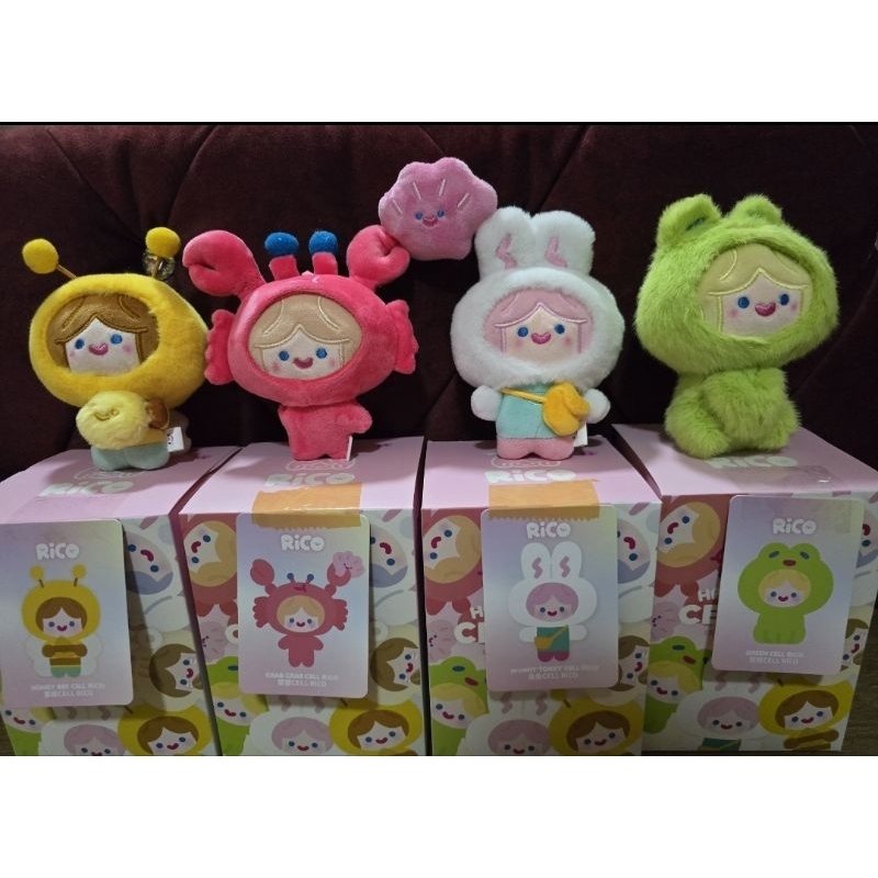 พร้อมส่งจากไทย พวงกุญแจ RICO Happy Fluffy Cell แบบเลือกตัวได้ สินค้ามือ ...