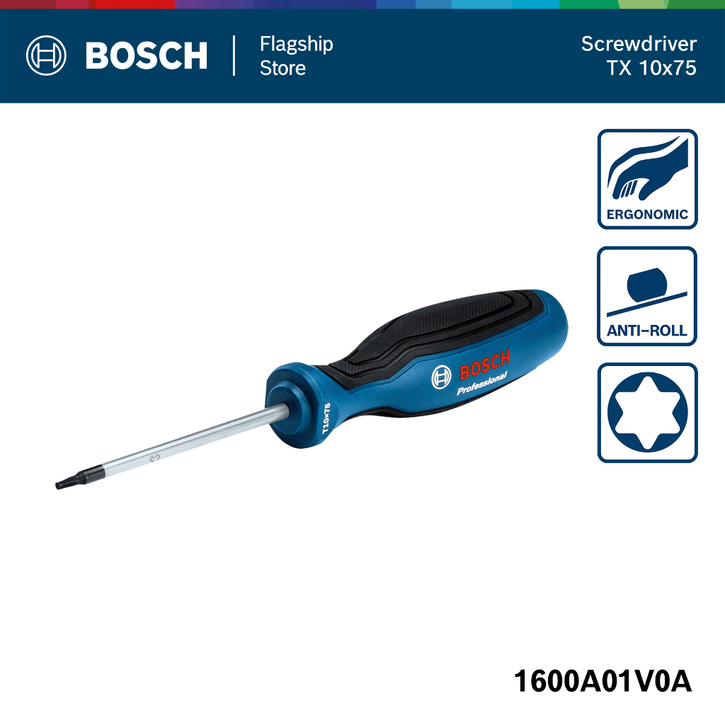 BOSCH TX10*75 screwdriver ไขควง TX10 (75 มม.) | Shopee Thailand