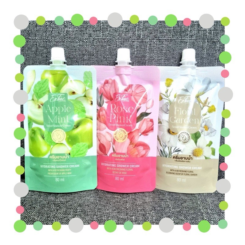 EXFAC - Scent Shower Cream (80ml.) เอ็กแฟค เซนท์ ชาวเวอร์ ครีมอาบน้ำแบบ ...