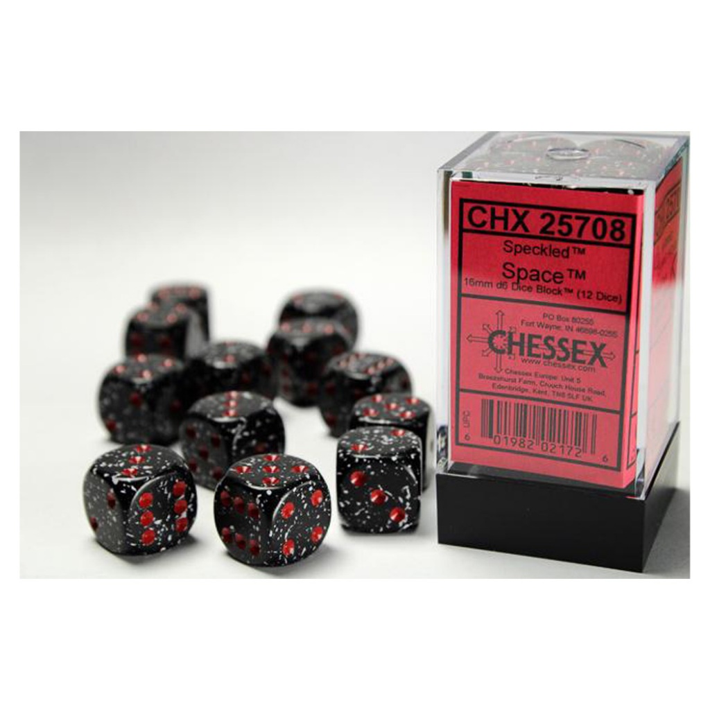 [ของแท้] ลูกเต๋า Chessex Dice Speckled 16mm d6(12 Dice) สำหรับเกมกระดาน ...