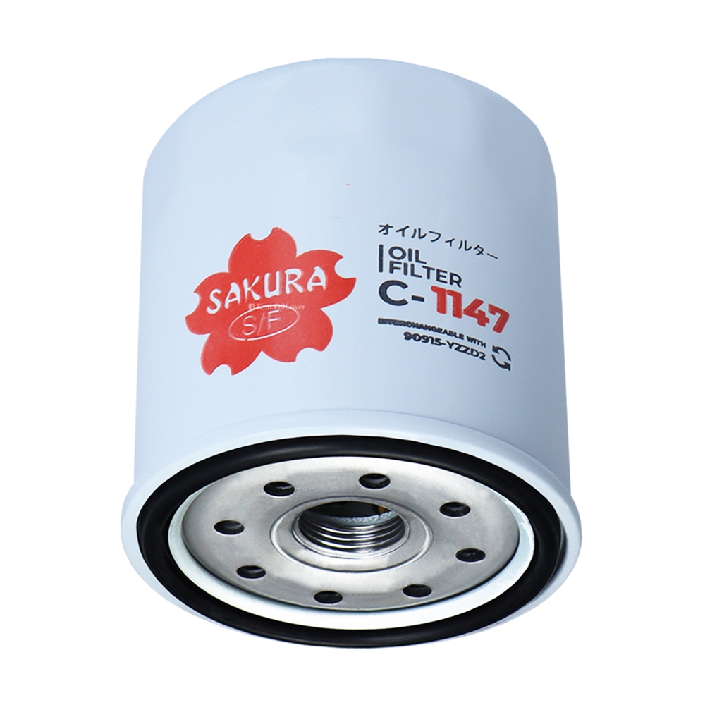 Sakura C-1147 กรองน้ำมันเครื่อง Toyota VIGO 2005-14 Fortuner 2005-22 ...