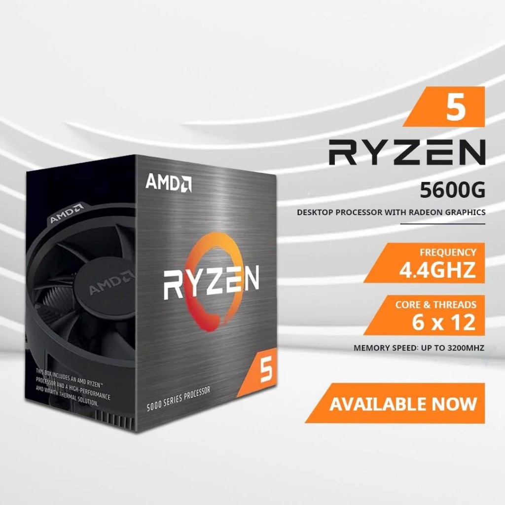 ส่งด่วน+โค้ดลด1000 Ryzen5 5600G Radeon Graphic สินค้าใหม่ ประกันศูนย์ ...