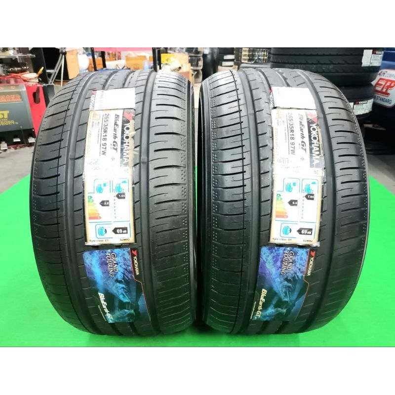 **ราคา 2 เส้น** Yokohama BluEarth-GT AE51(Made in Japan) 265/35R18 ผลิตปี 2022 | Shopee Thailand