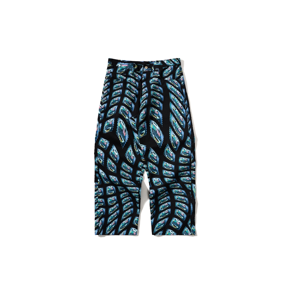 Culture Test Pattern RGB Baggy Pants | กางเกงวินเทจ | กางเกงแฟชั่น ...