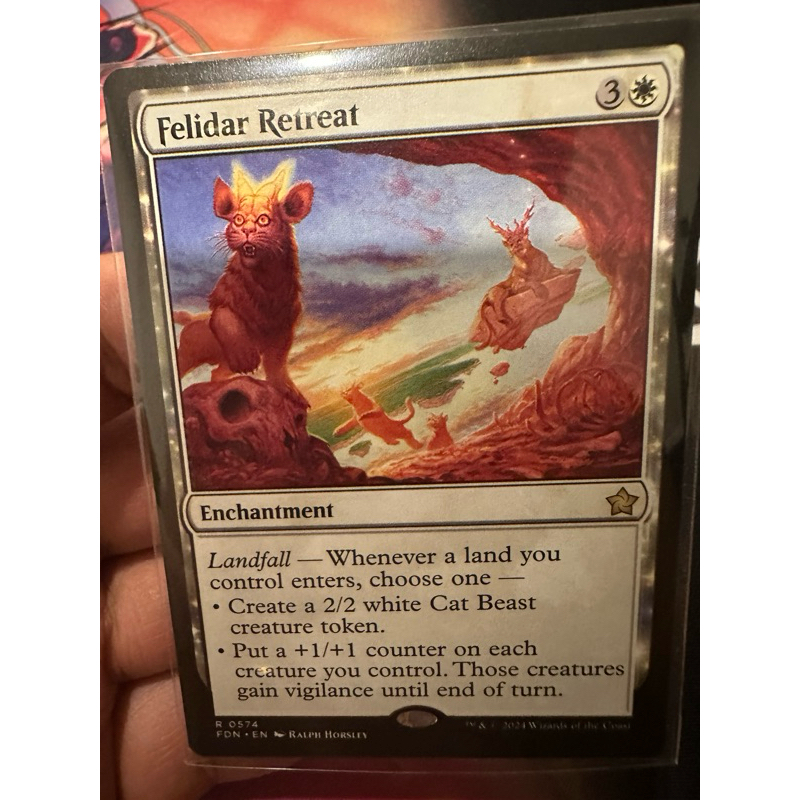 Felidar Retreat การ์ด Magic The Gathering ของแท้ จากชุด Foundations ...