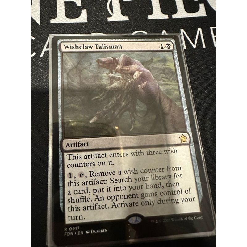 Wishclaw Talisman การ์ด Magic The Gathering ของแท้ จากชุด Foundations ...
