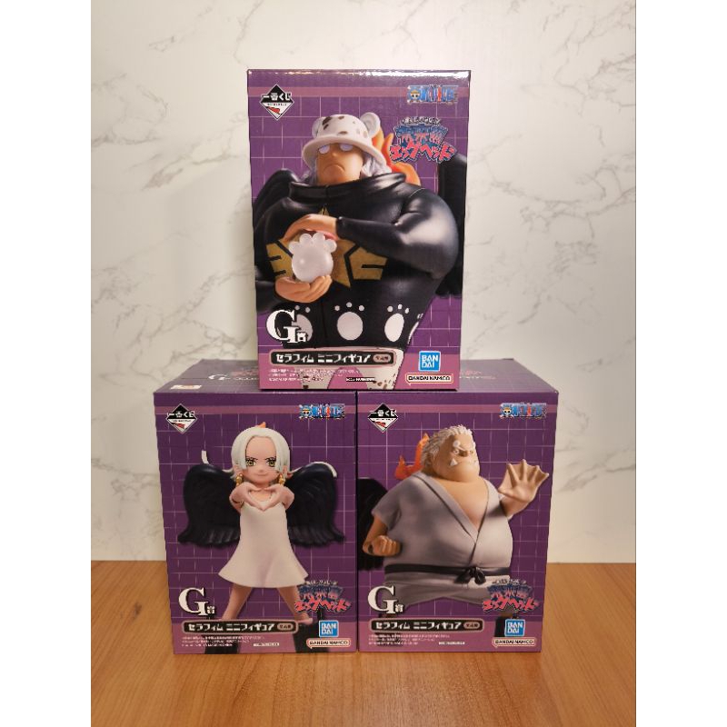 [ของแท้ พร้อมส่ง] Seraphim Set 3 Ichiban Kuji One Piece Egghead แมวส้ม ...