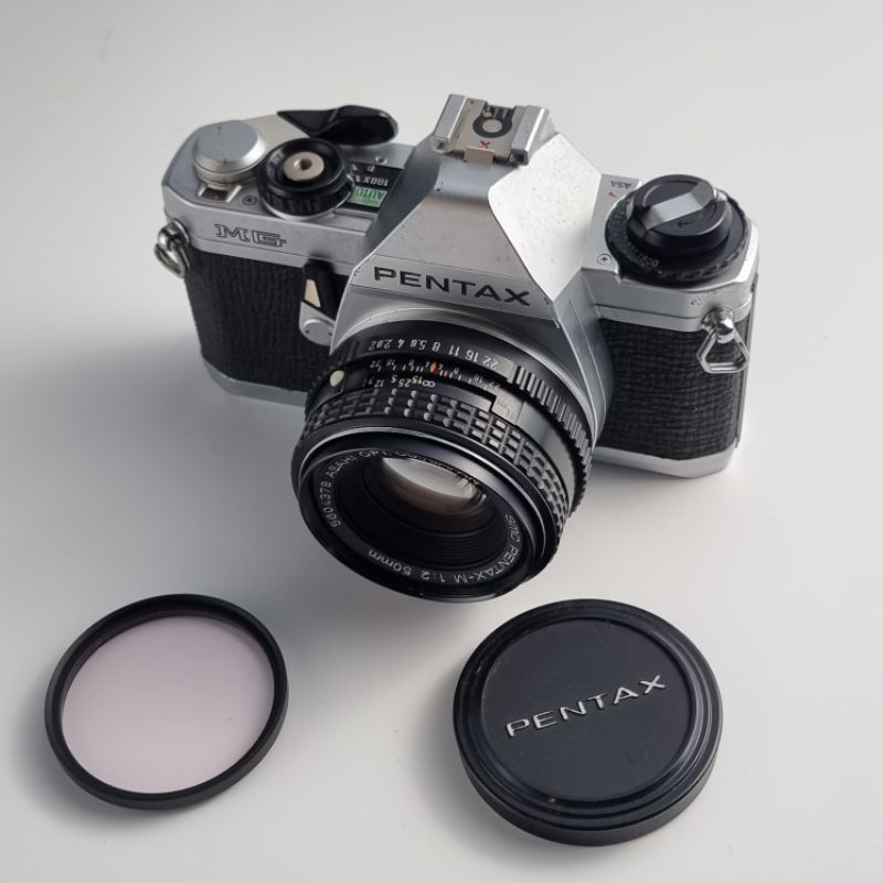 กล้องฟิล์ม PENTAX MGพร้อมเลนส์ smc pentax m 50mm f2 | Shopee Thailand